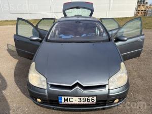 Grey Citroen C5 2006 in Daugavpils, with an engine capacity of 1.60 L and mileage of 479 thousand km for 750 €, photo 29 on AUTOMOTO.COM.LV