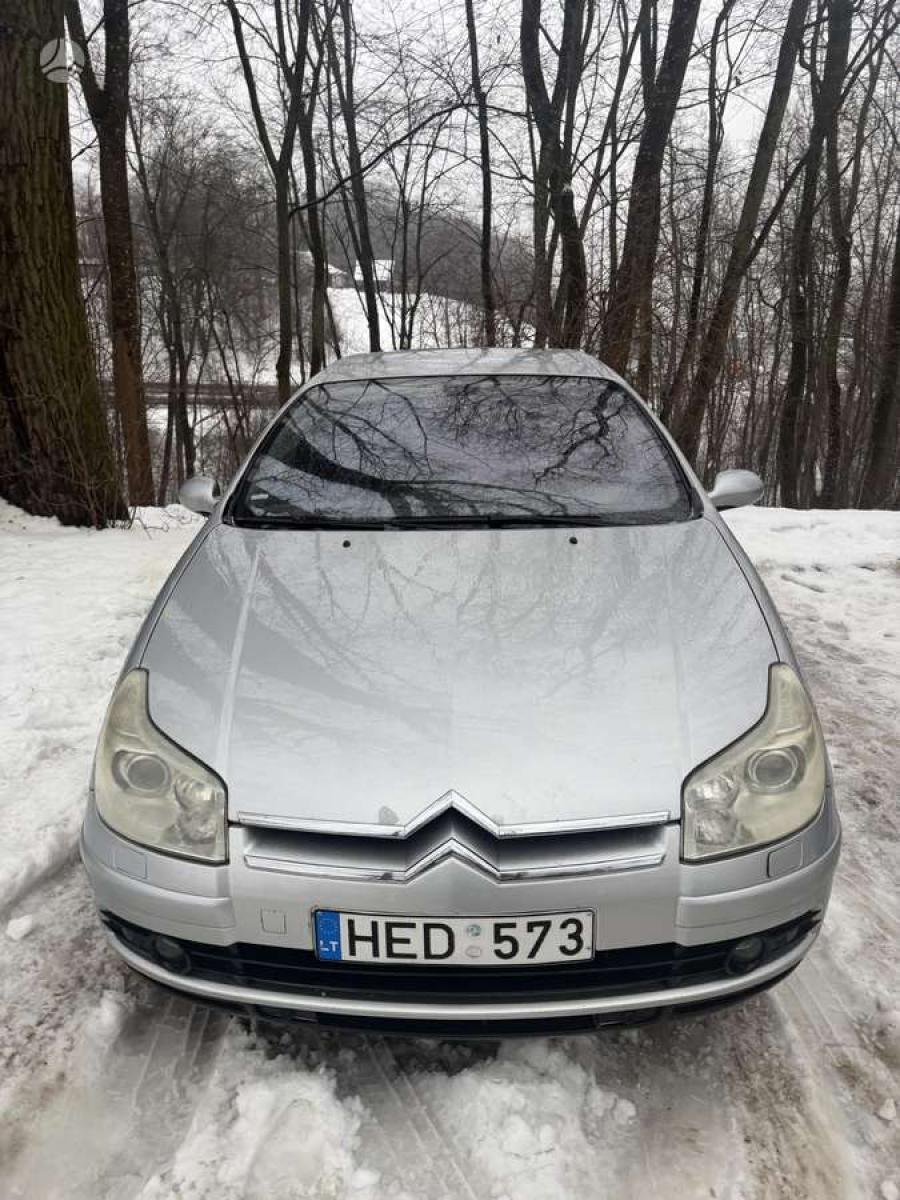 Grey Citroen C5 2007 in Kaunas, with an engine capacity of 2.00 L and mileage of 245 thousand km for 850 €, photo 15 on AUTOMOTO.COM.LV