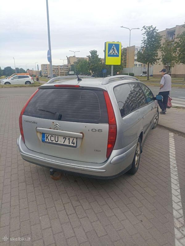 Grey Citroen C5 2004 in Panevezys, with an engine capacity of 2.00 L and mileage of 370 thousand km for 600 €, photo 5 on AUTOMOTO.COM.LV