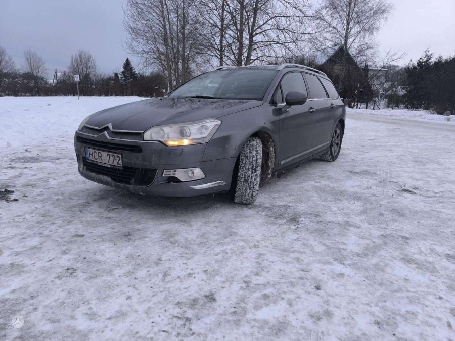 Grey Citroen C5 2008 in Klaipeda, with an engine capacity of 2.00 L and mileage of 320 thousand km for 2500 €, photo 7 on AUTOMOTO.COM.LV