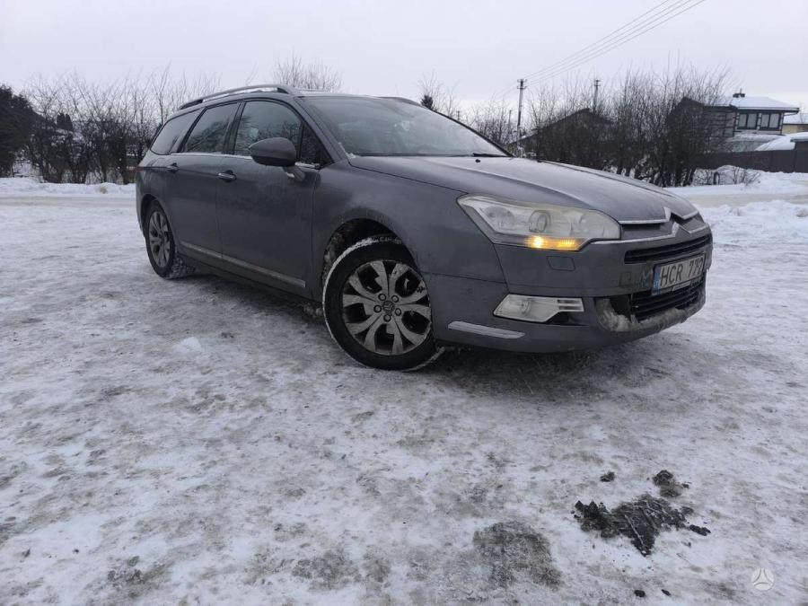 Grey Citroen C5 2008 in Klaipeda, with an engine capacity of 2.00 L and mileage of 320 thousand km for 2500 €, photo 8 on AUTOMOTO.COM.LV
