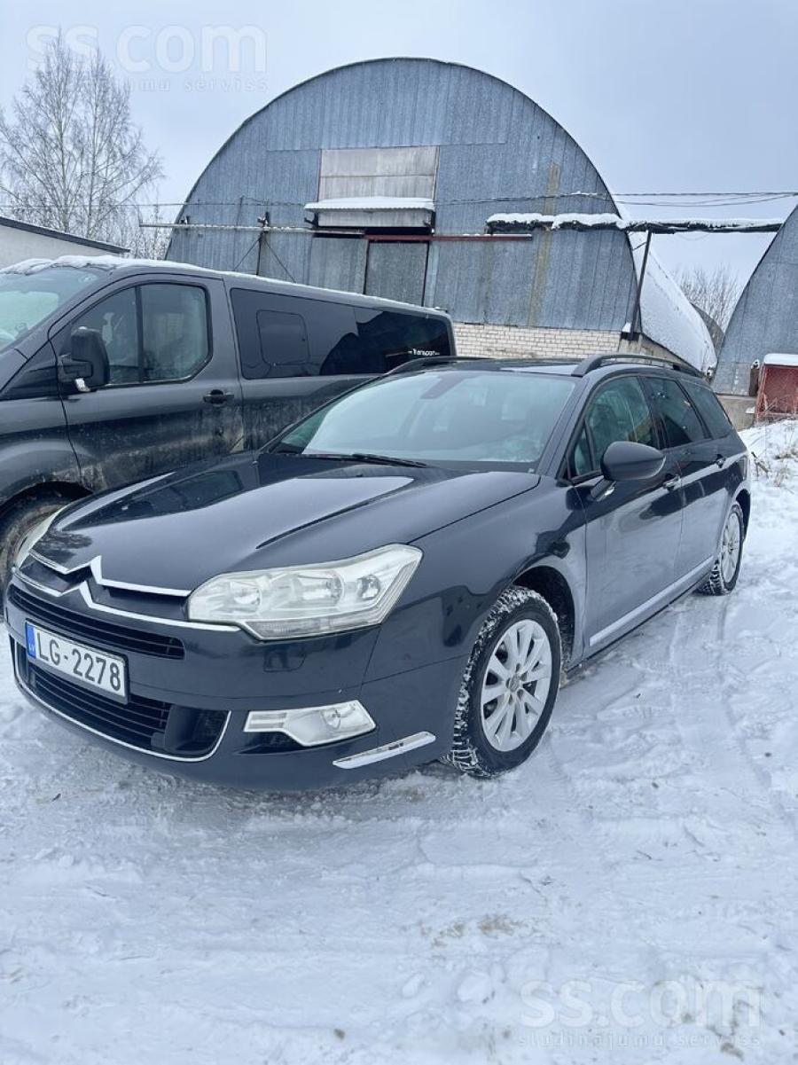 Grey Citroen C5 2009 in Rezekne, with an engine capacity of 1.60 L and mileage of 0 thousand km for 2000 €, photo 2 on AUTOMOTO.COM.LV