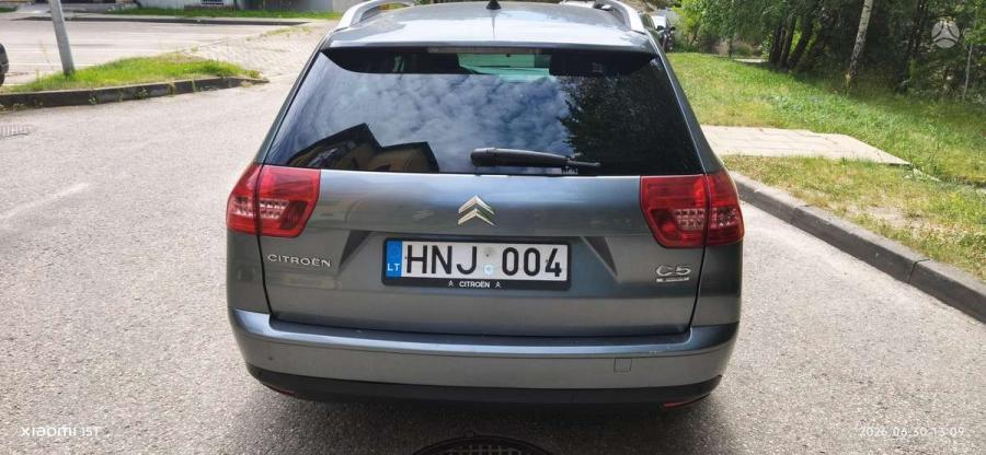 Grey Citroen C5 2009 in Vilnius, with an engine capacity of 2.00 L and mileage of 330 thousand km for 1650 €, photo 7 on AUTOMOTO.COM.LV