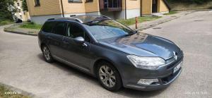 Grey Citroen C5 2009 in Vilnius, with an engine capacity of 2.00 L and mileage of 330 thousand km for 1650 €, photo 14 on AUTOMOTO.COM.LV