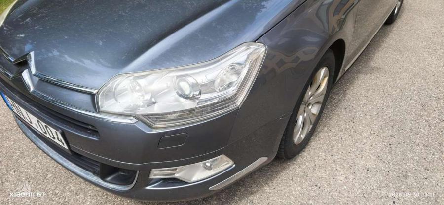 Grey Citroen C5 2009 in Vilnius, with an engine capacity of 2.00 L and mileage of 330 thousand km for 1650 €, photo 17 on AUTOMOTO.COM.LV