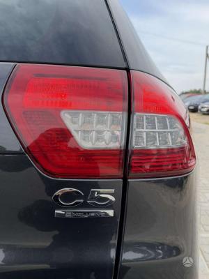 Grey Citroen C5 2012 in Vilnius, with an engine capacity of 2.18 L and mileage of 330 thousand km for 2850 €, photo 10 on AUTOMOTO.COM.LV