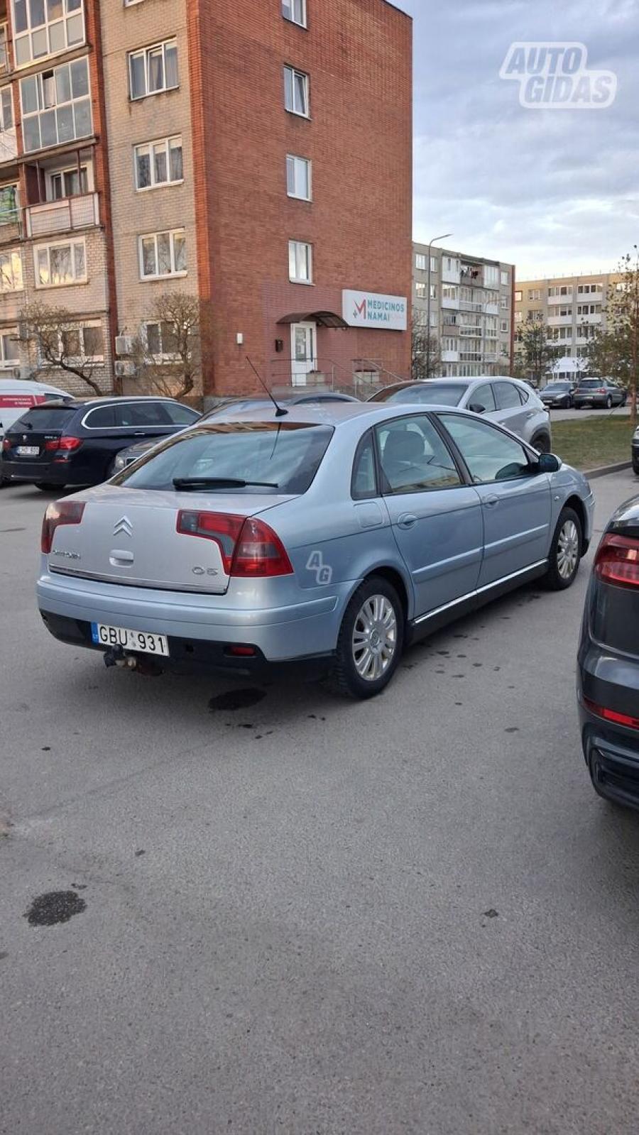 Citroen C5 2005 in Taurage, with an engine capacity of 1.60 L and mileage of 326 thousand km for 650 €, photo 1 on AUTOMOTO.COM.LV