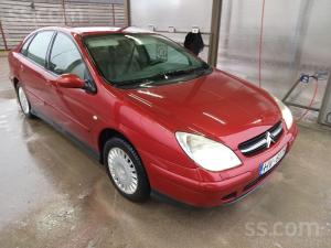 Sarkans Citroen C5 2002 Jēkabpils, ar dzinēja tilpumu 2.20 L un nobraukumu 376 tūkst. km par 800 €, foto  vietnē AUTOMOTO.COM.LV