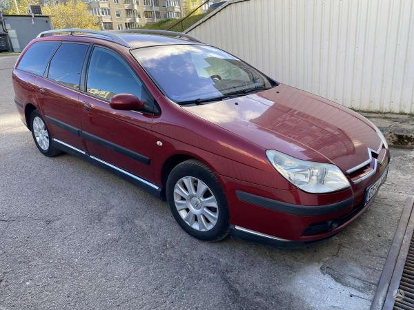 Red Citroen C5 2005 in Vilnius, with an engine capacity of 2.00 L and mileage of 349 thousand km for 750 €, photo 7 on AUTOMOTO.COM.LV