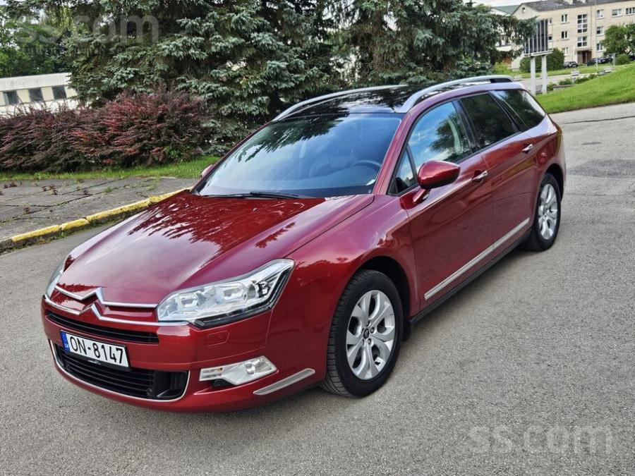 Sarkans Citroen C5 2012 Jēkabpils, ar dzinēja tilpumu 1.60 L un nobraukumu 188 tūkst. km par 4490 €, foto 1 vietnē AUTOMOTO.COM.LV