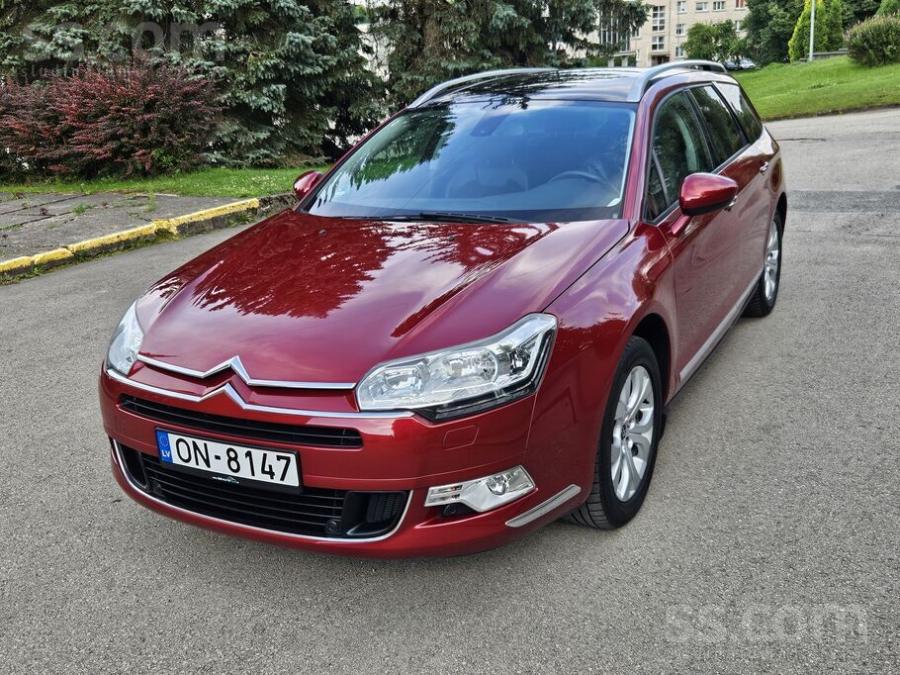 Sarkans Citroen C5 2012 Jēkabpils, ar dzinēja tilpumu 1.60 L un nobraukumu 188 tūkst. km par 4490 €, foto 3 vietnē AUTOMOTO.COM.LV