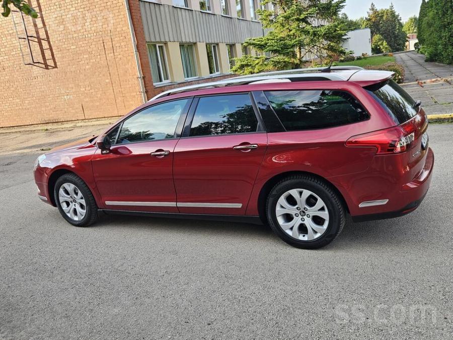 Sarkans Citroen C5 2012 Jēkabpils, ar dzinēja tilpumu 1.60 L un nobraukumu 188 tūkst. km par 4490 €, foto 12 vietnē AUTOMOTO.COM.LV