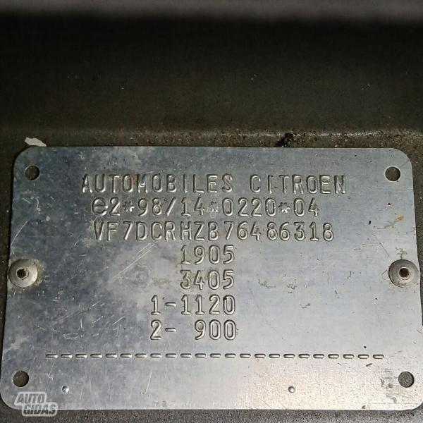 Ситроен С5 2004 в Вильнюс, объемом двигателя 2.00 л и пробегом 205 тыс. км за 500 €, фото 6 на AUTOMOTO.COM.LV