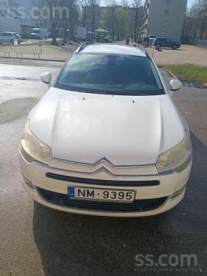 White Citroen C5 2009 in Riga, with an engine capacity of 2.00 L and mileage of 340 thousand km for 1550 €, photo 13 on AUTOMOTO.COM.LV