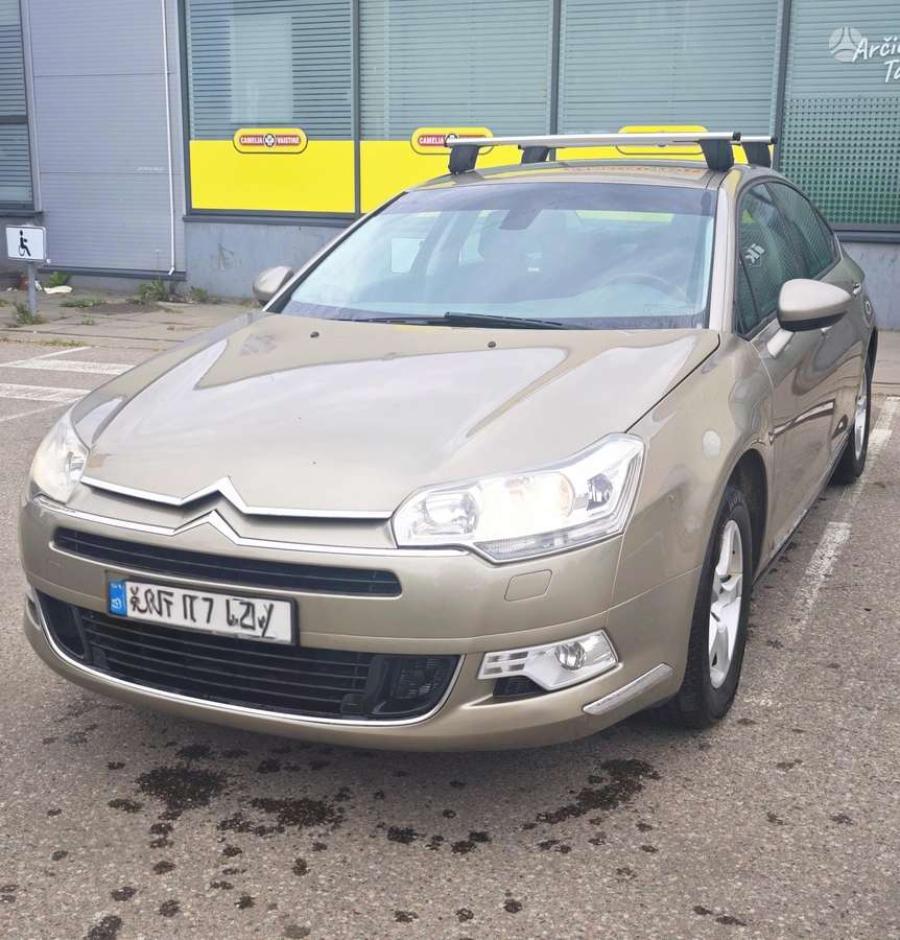 Dzeltens Citroen C5 2009 Kauņa, ar dzinēja tilpumu 1.56 L un nobraukumu 251 tūkst. km par 2499 €, foto 9 vietnē AUTOMOTO.COM.LV