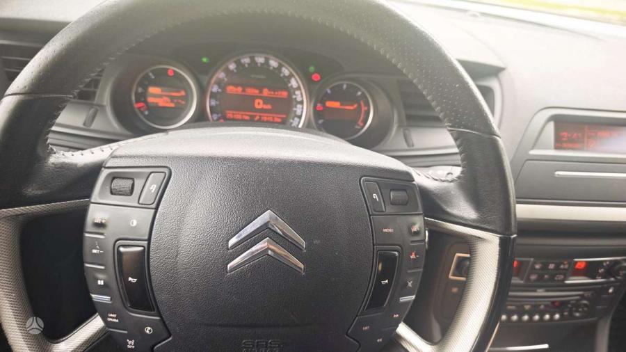 Dzeltens Citroen C5 2009 Kauņa, ar dzinēja tilpumu 1.56 L un nobraukumu 251 tūkst. km par 2499 €, foto 11 vietnē AUTOMOTO.COM.LV