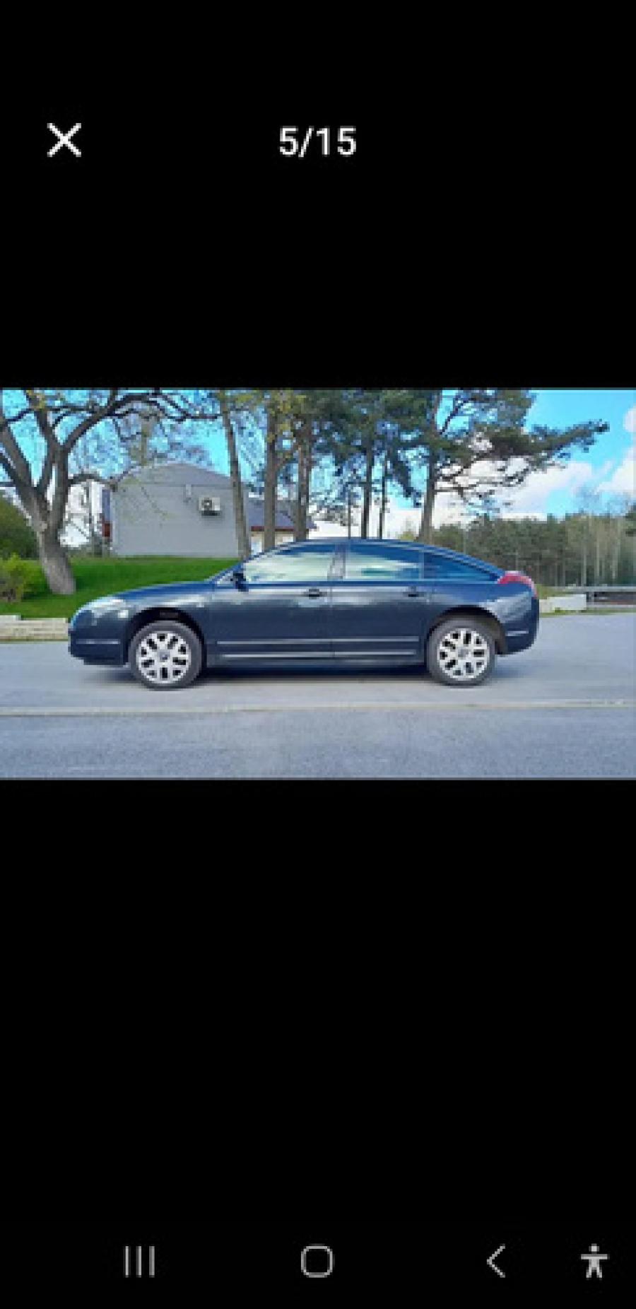 Grey Citroen C6 2007 in Tallinn, with an engine capacity of 0.00 L and mileage of 309 thousand km for 3500 €, photo 6 on AUTOMOTO.COM.LV