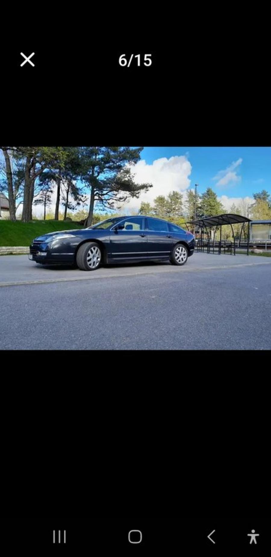 Grey Citroen C6 2007 in Tallinn, with an engine capacity of 0.00 L and mileage of 309 thousand km for 3500 €, photo 16 on AUTOMOTO.COM.LV