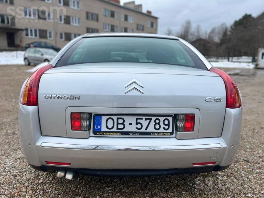 Citroen C6 2007 Kuldīga, ar dzinēja tilpumu 2.70 L un nobraukumu 288 tūkst. km par 3790 €, foto 9 vietnē AUTOMOTO.COM.LV