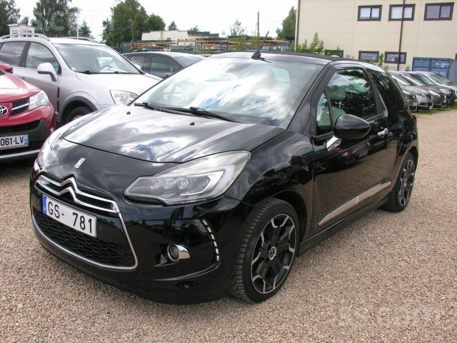 Melns Citroen DS 2016 Rīga, ar dzinēja tilpumu 1.60 L un nobraukumu 149 tūkst. km par 5750 €, foto 1 vietnē AUTOMOTO.COM.LV