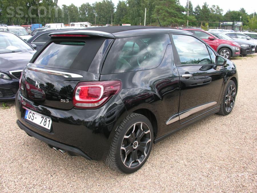 Melns Citroen DS 2016 Rīga, ar dzinēja tilpumu 1.60 L un nobraukumu 149 tūkst. km par 5750 €, foto 4 vietnē AUTOMOTO.COM.LV