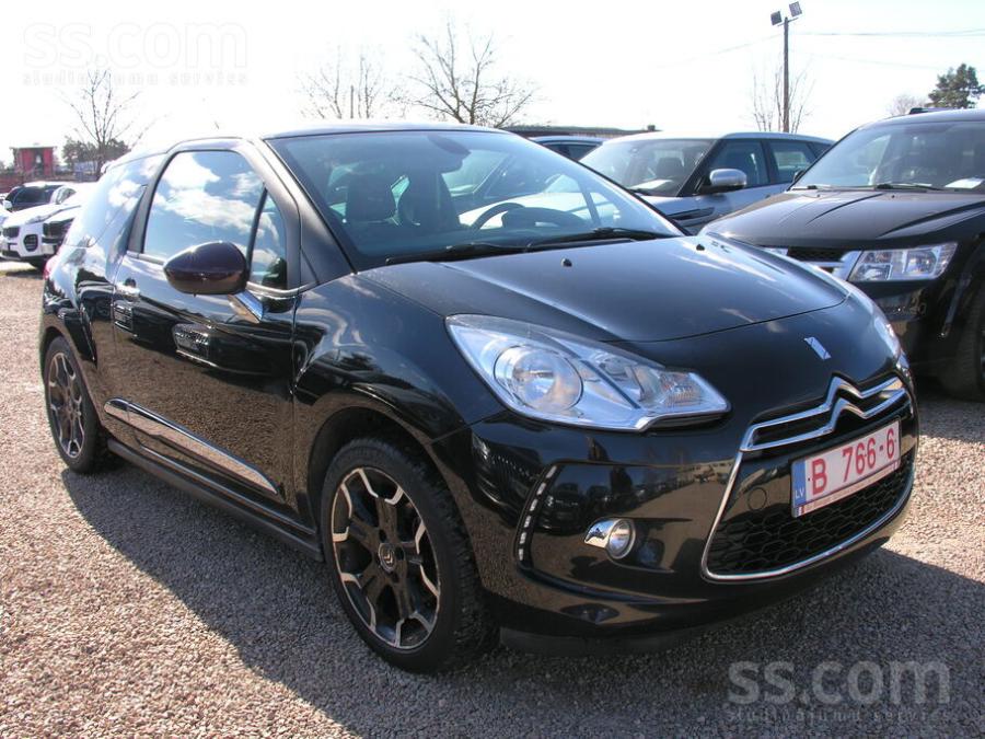 Black Citroen DS 2011 in Riga, with an engine capacity of 1.60 L and mileage of 0 thousand km for 3550 €, photo 3 on AUTOMOTO.COM.LV