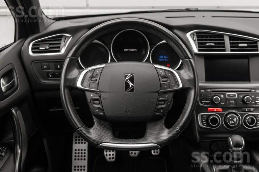 Melns Citroen DS 2014 Rīga, ar dzinēja tilpumu 1.60 L un nobraukumu 150 tūkst. km par 5500 €, foto 19 vietnē AUTOMOTO.COM.LV