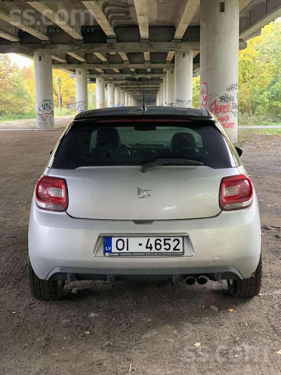 Grey Citroen DS 2010 in Riga, with an engine capacity of 1.60 L and mileage of 160 thousand km for 3200 €, photo 5 on AUTOMOTO.COM.LV
