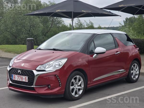Red Citroen DS 2016 in Ogre, with an engine capacity of 1.20 L and mileage of 108 thousand km for 6277 €, photo 1 on AUTOMOTO.COM.LV