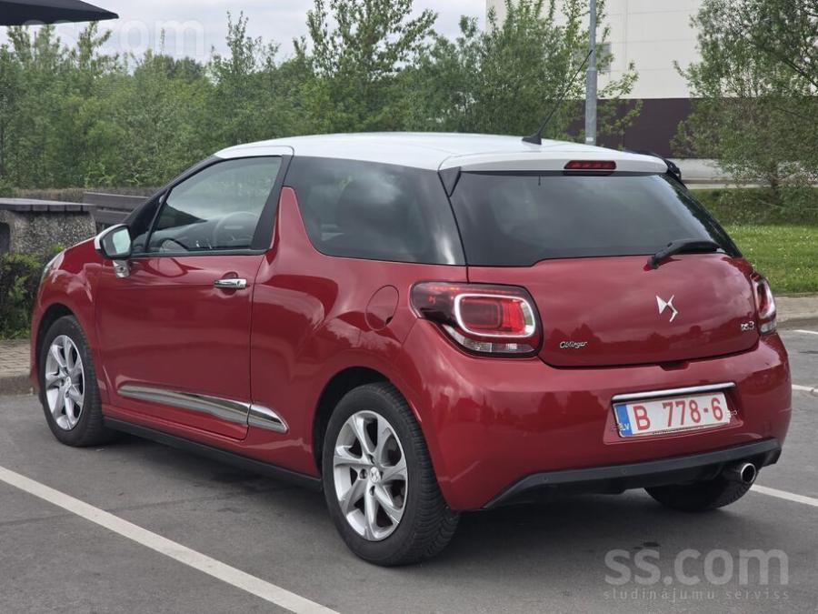 Red Citroen DS 2016 in Ogre, with an engine capacity of 1.20 L and mileage of 108 thousand km for 6277 €, photo 5 on AUTOMOTO.COM.LV