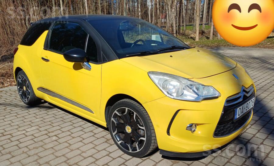 Dzeltens Citroen DS 2010 Rīga, ar dzinēja tilpumu 1.60 L un nobraukumu 228 tūkst. km par 1500 €, foto 4 vietnē AUTOMOTO.COM.LV