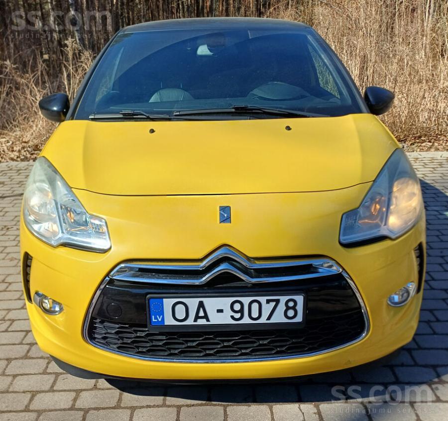 Dzeltens Citroen DS 2010 Rīga, ar dzinēja tilpumu 1.60 L un nobraukumu 228 tūkst. km par 1500 €, foto 6 vietnē AUTOMOTO.COM.LV