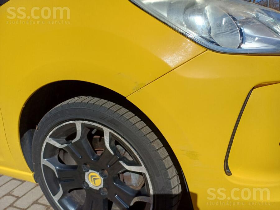 Dzeltens Citroen DS 2010 Rīga, ar dzinēja tilpumu 1.60 L un nobraukumu 228 tūkst. km par 1500 €, foto 10 vietnē AUTOMOTO.COM.LV