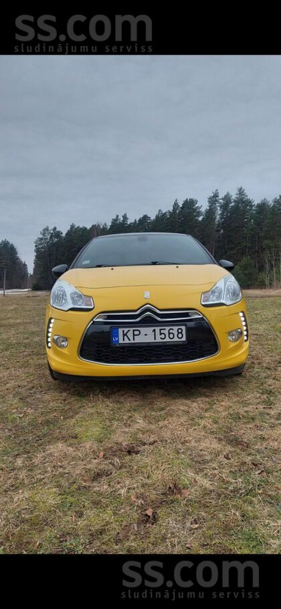 Dzeltens Citroen DS 2010 Rīga, ar dzinēja tilpumu 1.60 L un nobraukumu 131 tūkst. km par 2220 €, foto 1 vietnē AUTOMOTO.COM.LV