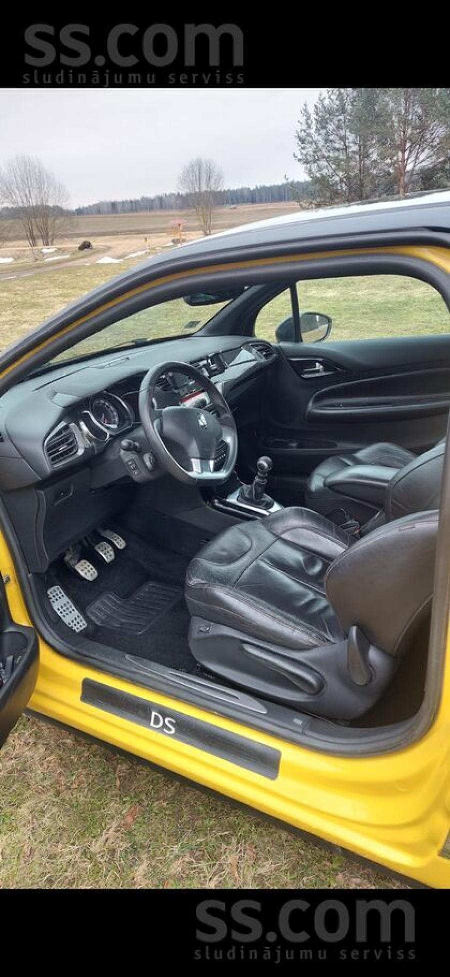 Dzeltens Citroen DS 2010 Rīga, ar dzinēja tilpumu 1.60 L un nobraukumu 131 tūkst. km par 2220 €, foto 8 vietnē AUTOMOTO.COM.LV