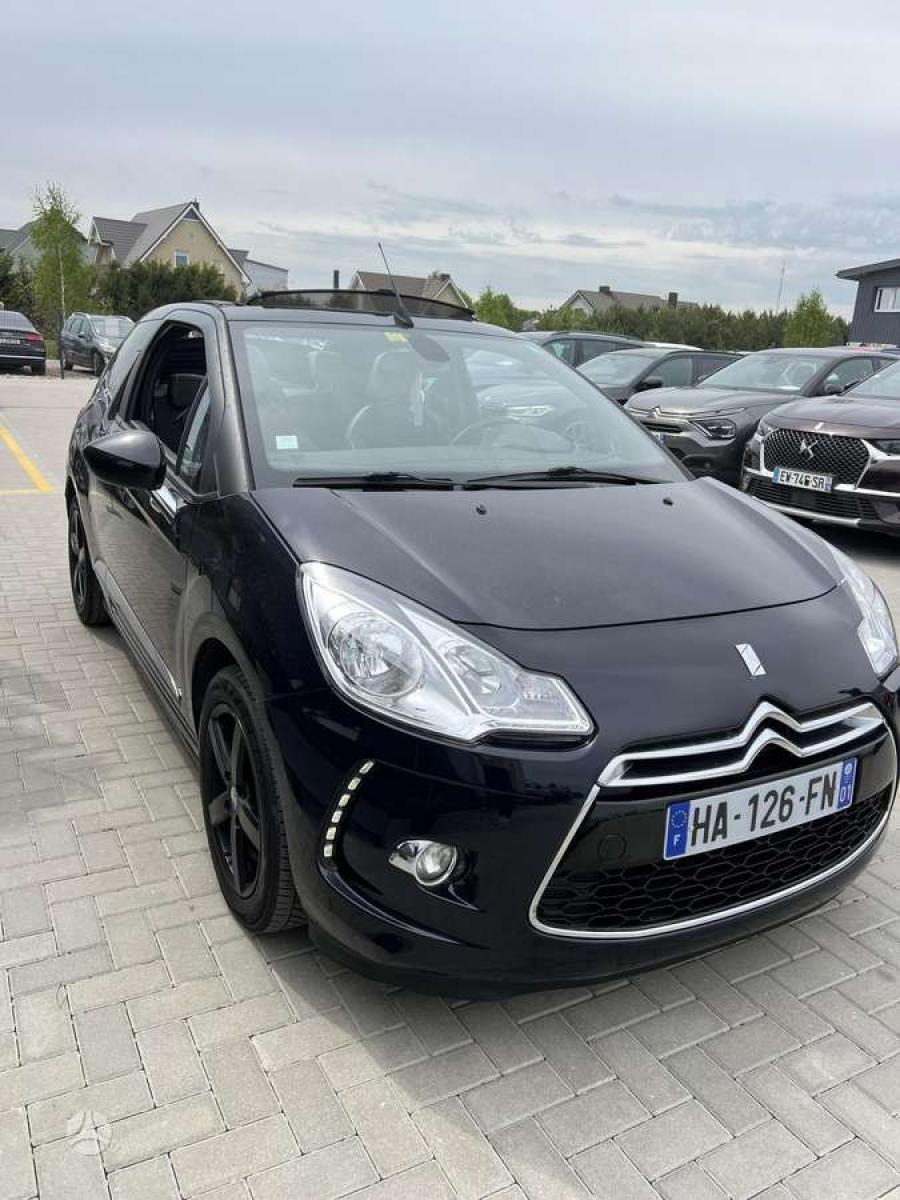 Melns Citroen DS3 2014 Tauragė, ar dzinēja tilpumu 1.20 L un nobraukumu 152 tūkst. km par 4400 €, foto 4 vietnē AUTOMOTO.COM.LV