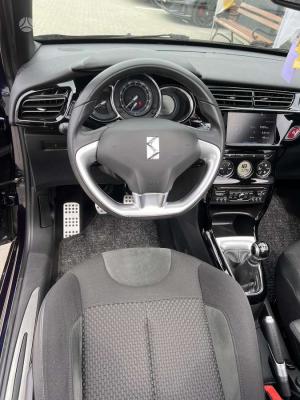 Melns Citroen DS3 2014 Tauragė, ar dzinēja tilpumu 1.20 L un nobraukumu 152 tūkst. km par 4400 €, foto 14 vietnē AUTOMOTO.COM.LV
