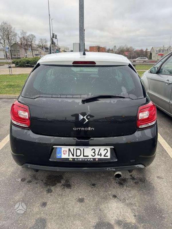 Black Citroen DS3 2011 in Radviliskis, with an engine capacity of 1.56 L and mileage of 235 thousand km for 2500 €, photo 4 on AUTOMOTO.COM.LV