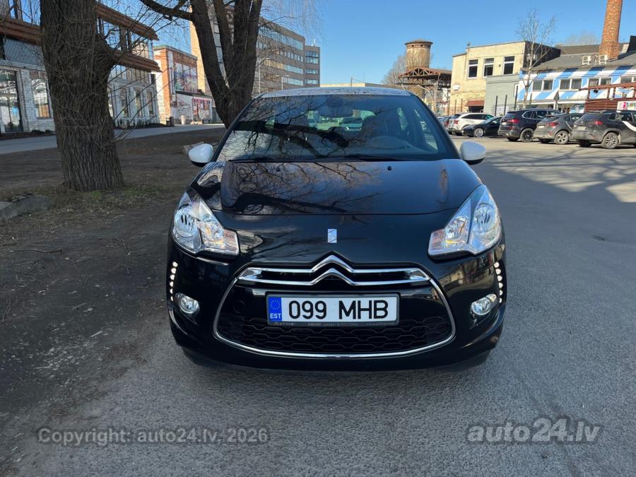 Melns Citroen DS3 2011 Tallina, ar dzinēja tilpumu 1.60 L un nobraukumu 121 tūkst. km par 5000 €, foto 5 vietnē AUTOMOTO.COM.LV