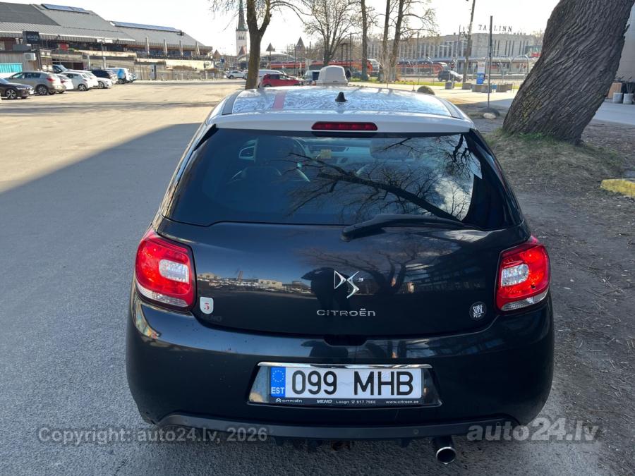 Melns Citroen DS3 2011 Tallina, ar dzinēja tilpumu 1.60 L un nobraukumu 121 tūkst. km par 5000 €, foto 6 vietnē AUTOMOTO.COM.LV