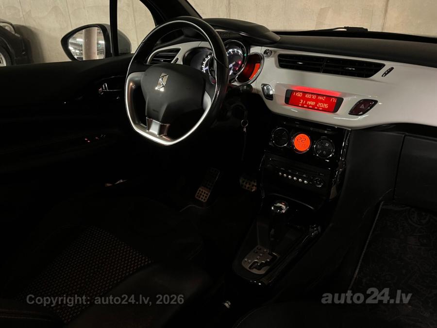 Melns Citroen DS3 2011 Tallina, ar dzinēja tilpumu 1.60 L un nobraukumu 121 tūkst. km par 5000 €, foto 12 vietnē AUTOMOTO.COM.LV