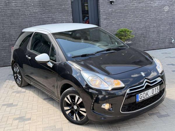 Melns Citroen DS3 2011 Viļņa, ar dzinēja tilpumu 1.60 L un nobraukumu 245 tūkst. km par 2900 €, foto 1 vietnē AUTOMOTO.COM.LV
