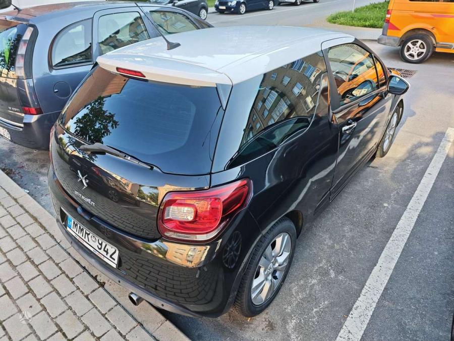 Melns Citroen DS3 2011 Klaipėda, ar dzinēja tilpumu 1.60 L un nobraukumu 315 tūkst. km par 1700 €, foto 4 vietnē AUTOMOTO.COM.LV