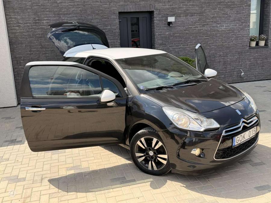 Melns Citroen DS3 2011 Viļņa, ar dzinēja tilpumu 1.60 L un nobraukumu 245 tūkst. km par 2200 €, foto 20 vietnē AUTOMOTO.COM.LV