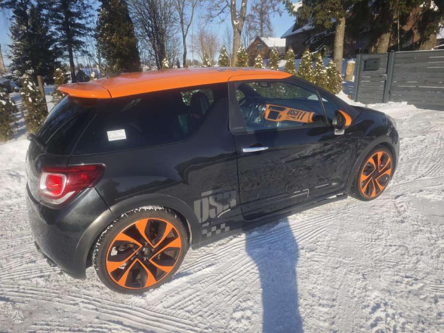 Black Citroen DS3 2012 in Telschi, with an engine capacity of 1.60 L and mileage of 140 thousand km for 5300 €, photo 5 on AUTOMOTO.COM.LV