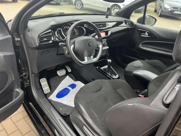 Melns Citroen DS3 2015 Tauragė, ar dzinēja tilpumu 1.20 L un nobraukumu 162 tūkst. km par 5500 €, foto 11 vietnē AUTOMOTO.COM.LV