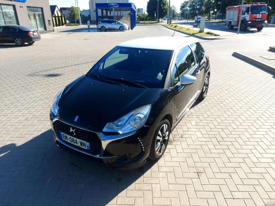 Melns Citroen DS3 2016 Tauragė, ar dzinēja tilpumu 1.20 L un nobraukumu 110 tūkst. km par 3800 €, foto 1 vietnē AUTOMOTO.COM.LV