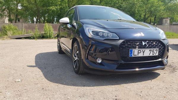 Zils Citroen DS3 2018 Klaipėda, ar dzinēja tilpumu 1.60 L un nobraukumu 65 tūkst. km par 7000 €, foto 3 vietnē AUTOMOTO.COM.LV