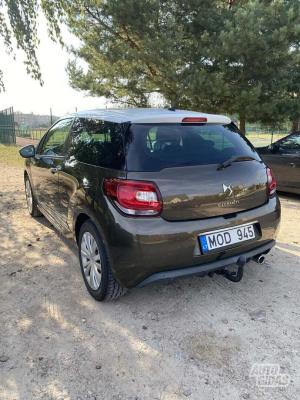 Brūns Citroen DS3 2013 Viļņa, ar dzinēja tilpumu 1.60 L un nobraukumu 275 tūkst. km par 5300 €, foto  vietnē AUTOMOTO.COM.LV