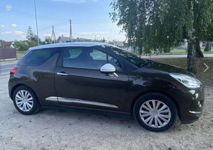 Brūns Citroen DS3 2013 Viļņa, ar dzinēja tilpumu 0.00 L un nobraukumu 280 tūkst. km par 3950 €, foto 3 vietnē AUTOMOTO.COM.LV